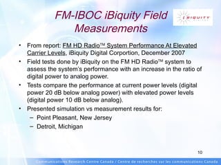 FM IBOC Coverage Prediction | PPT