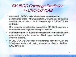 FM IBOC Coverage Prediction | PPT