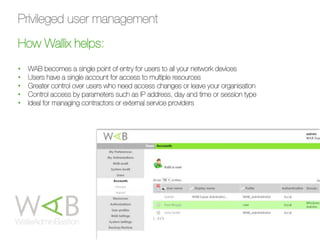 Wallix Admin Bastion: Introduction | PPTX
