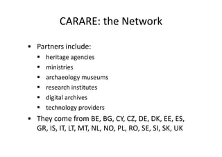 The integration and management of archaeological datasets: the ...