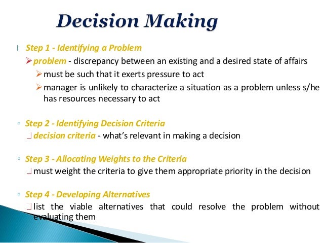 Introduction to Decision Making