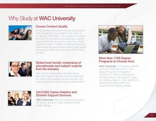Wac University Offers Great Career Prospects | PDF