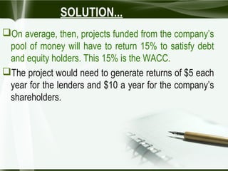 Wacc group presentation | PPT