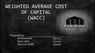Wacc presentation | PPTX