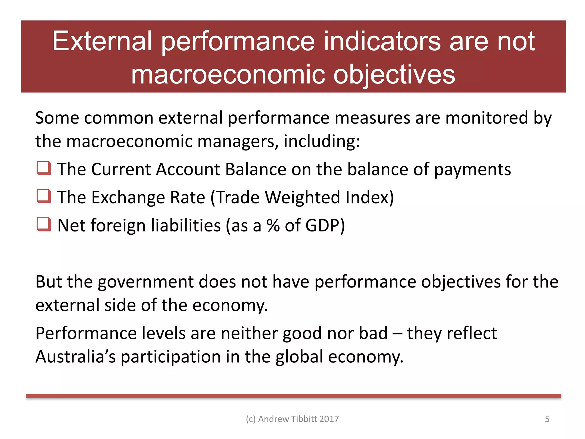Australia's Macroeconomic Objectives | PPTX