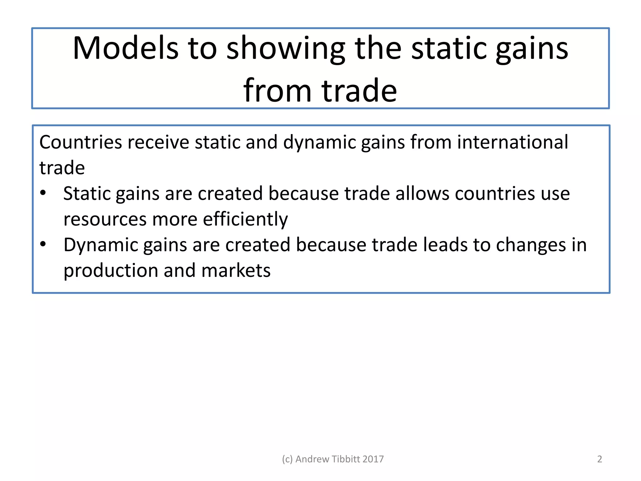 Gains from trade: Consumer and Producer Surplus | PPTX