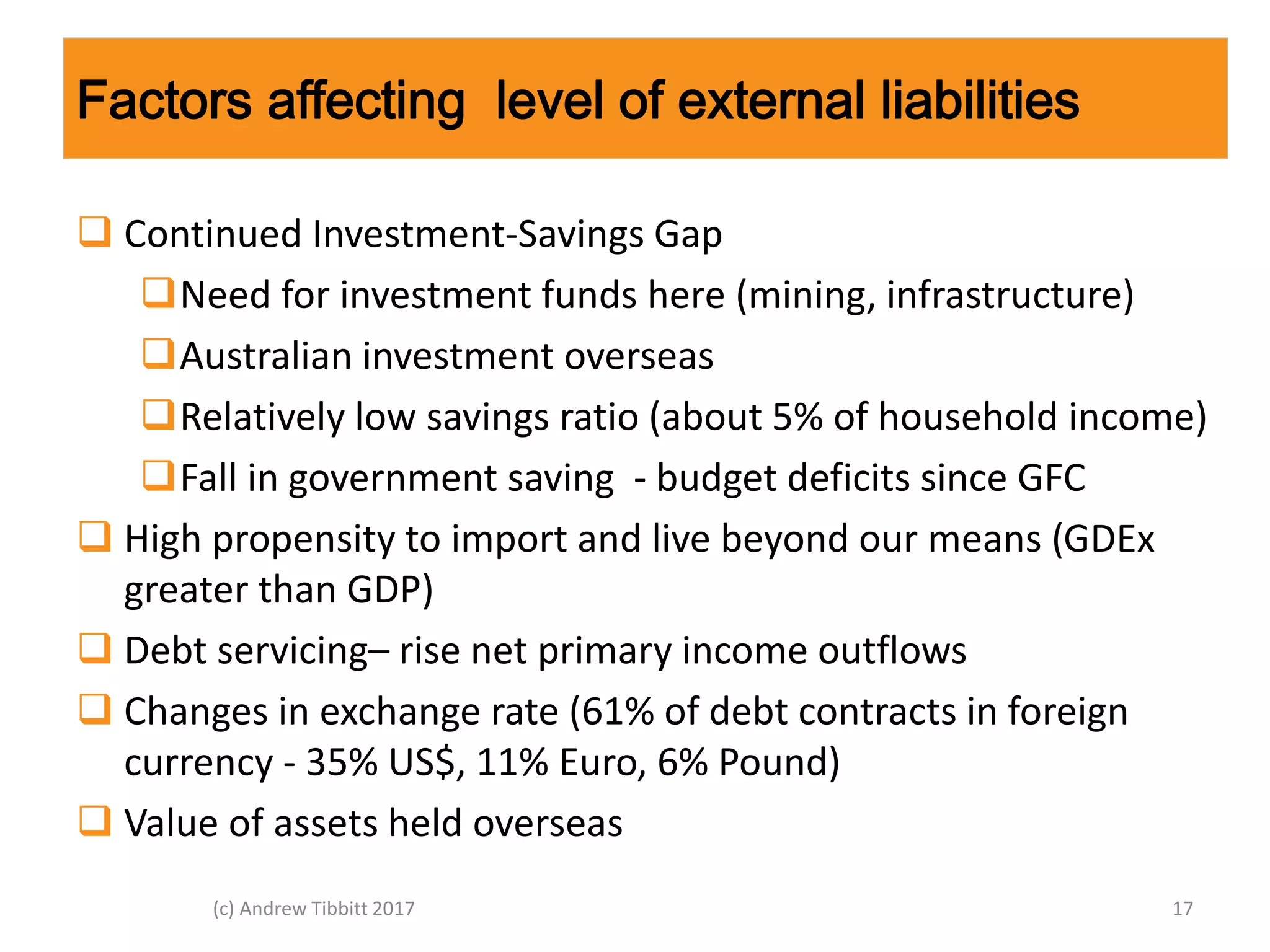 Australia's Foreign Liabilities 1: Concepts and relationships | PPTX