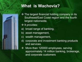 Wachovia corporation | PPT