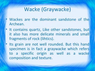 Wacke ( graywacke) | PPT