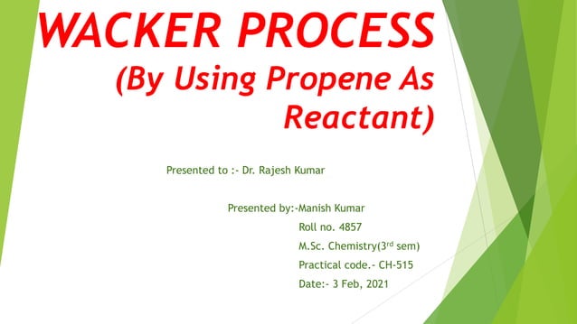 WACKER PROCESS | PPTX