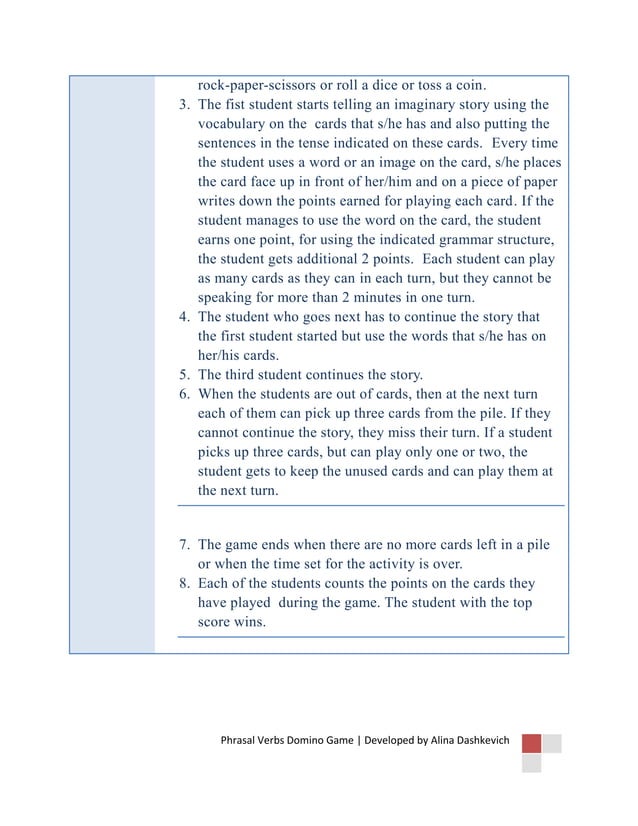 Wacky stories - Comminucative ESL Game to practise vocabulary and ...