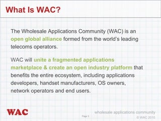 Wholesale Applications Community | PDF