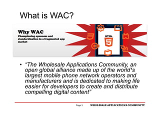 WAC Network APIs @ OverTheAir 2011 | PPT