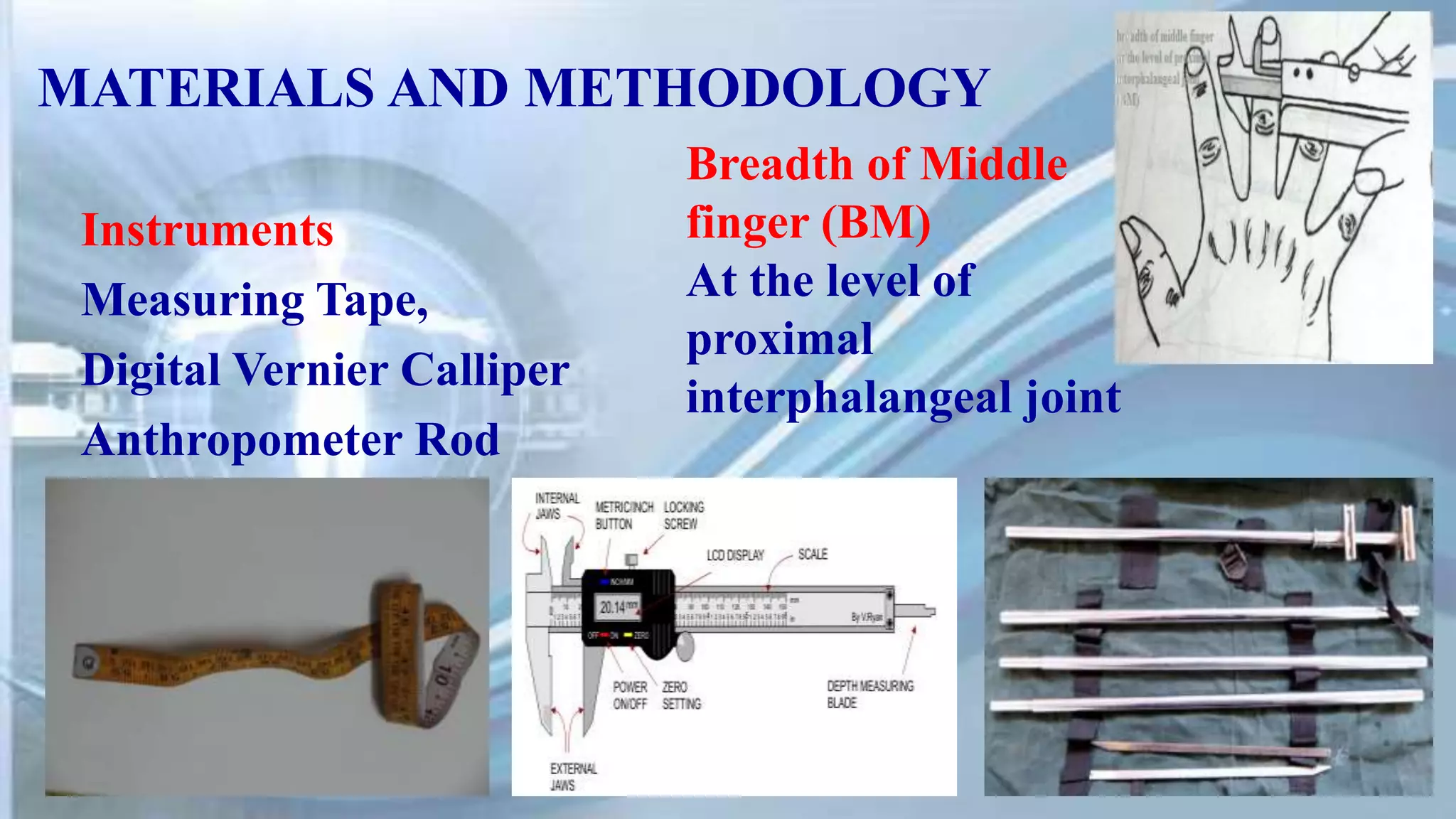 Anthropometric Study of Lower Limb and Stature on the Basis of Aṅguli ...