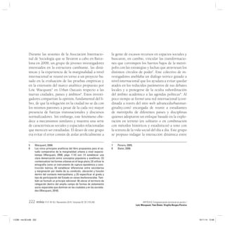 Wacquant estigmatización territorial en acción | PDF