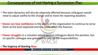 Planning and Managing Leadership Transitions and succession within CSOs ...