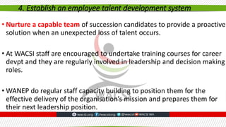 Planning and Managing Leadership Transitions and succession within CSOs ...