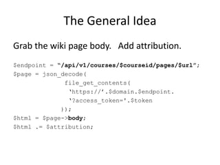 Automation using Scripting and the Canvas API | PPT
