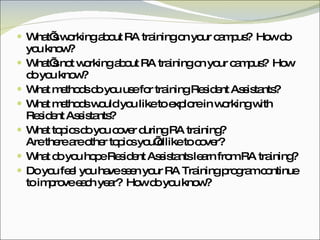 Wacuho Ra Training Presentation | PPT