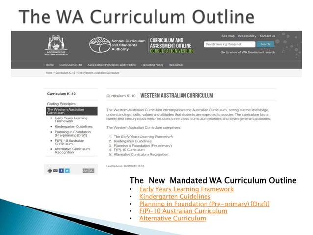 WA Curriculum Outline: Technologies | PPT