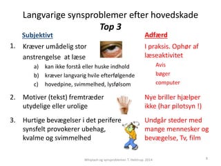 Whiplash - og neurooptometrisk synshjælp | PPT