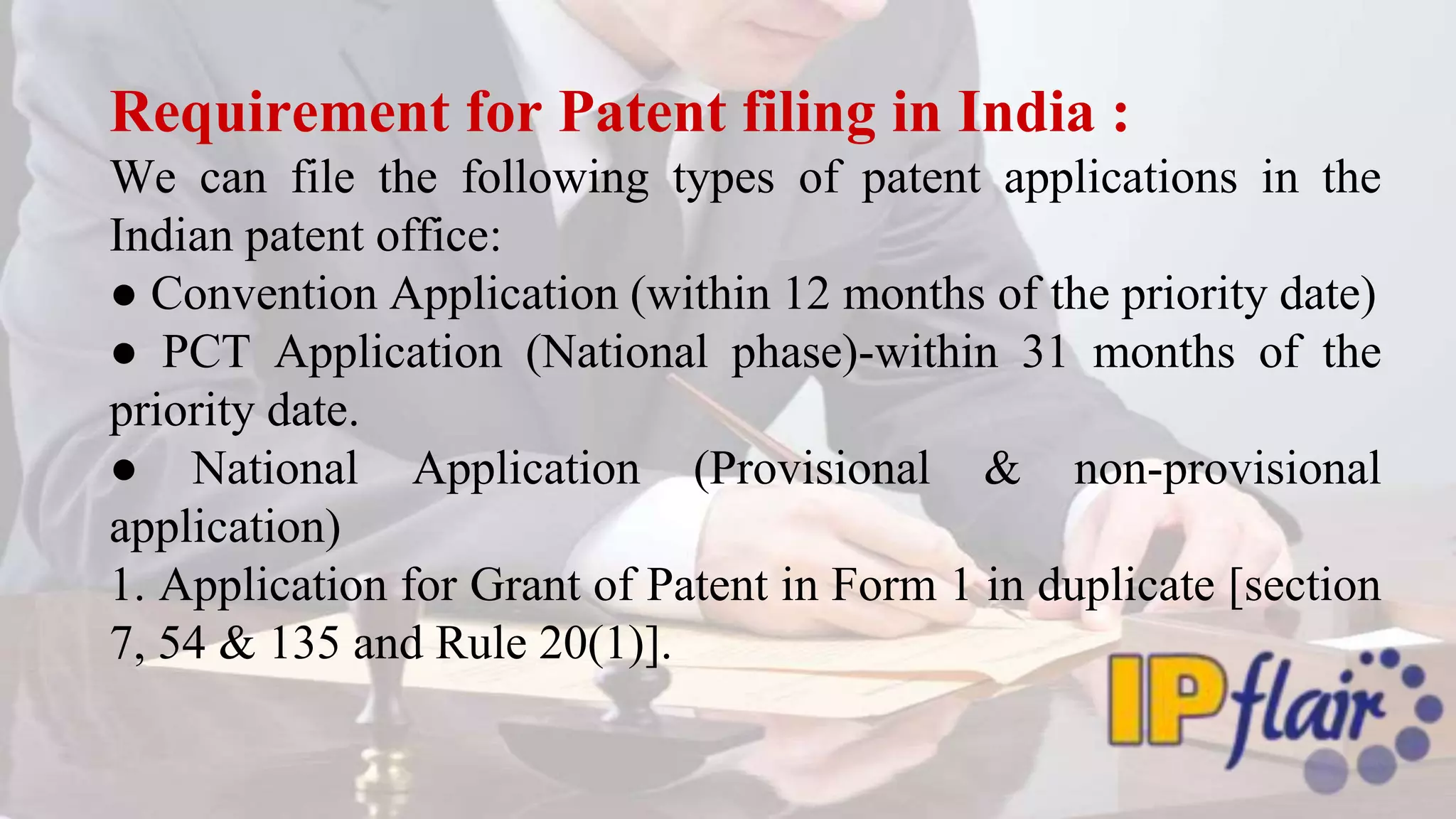 Patent Registration Process In India | PPT