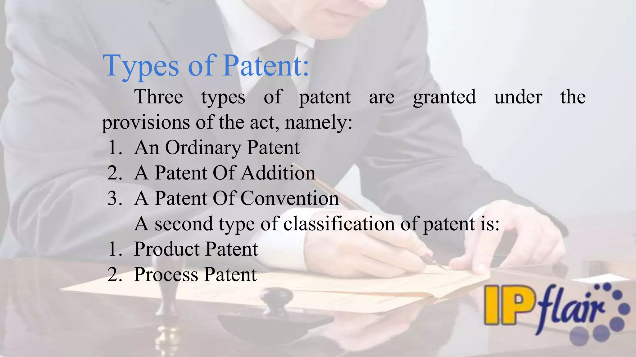 Patent Registration Process In India | PPT