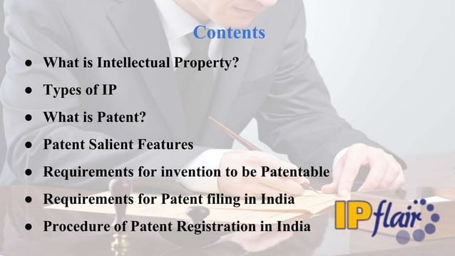 Patent Registration Process In India | PPT