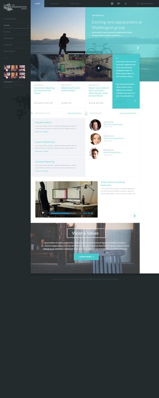 The Waddington Group Internal Site Design | PDF