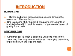 Waddling gait- definition|role of muscle|gait analysis|kinematic and ...