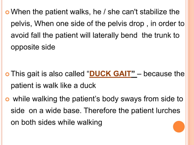 Waddling gait- definition|role of muscle|gait analysis|kinematic and ...