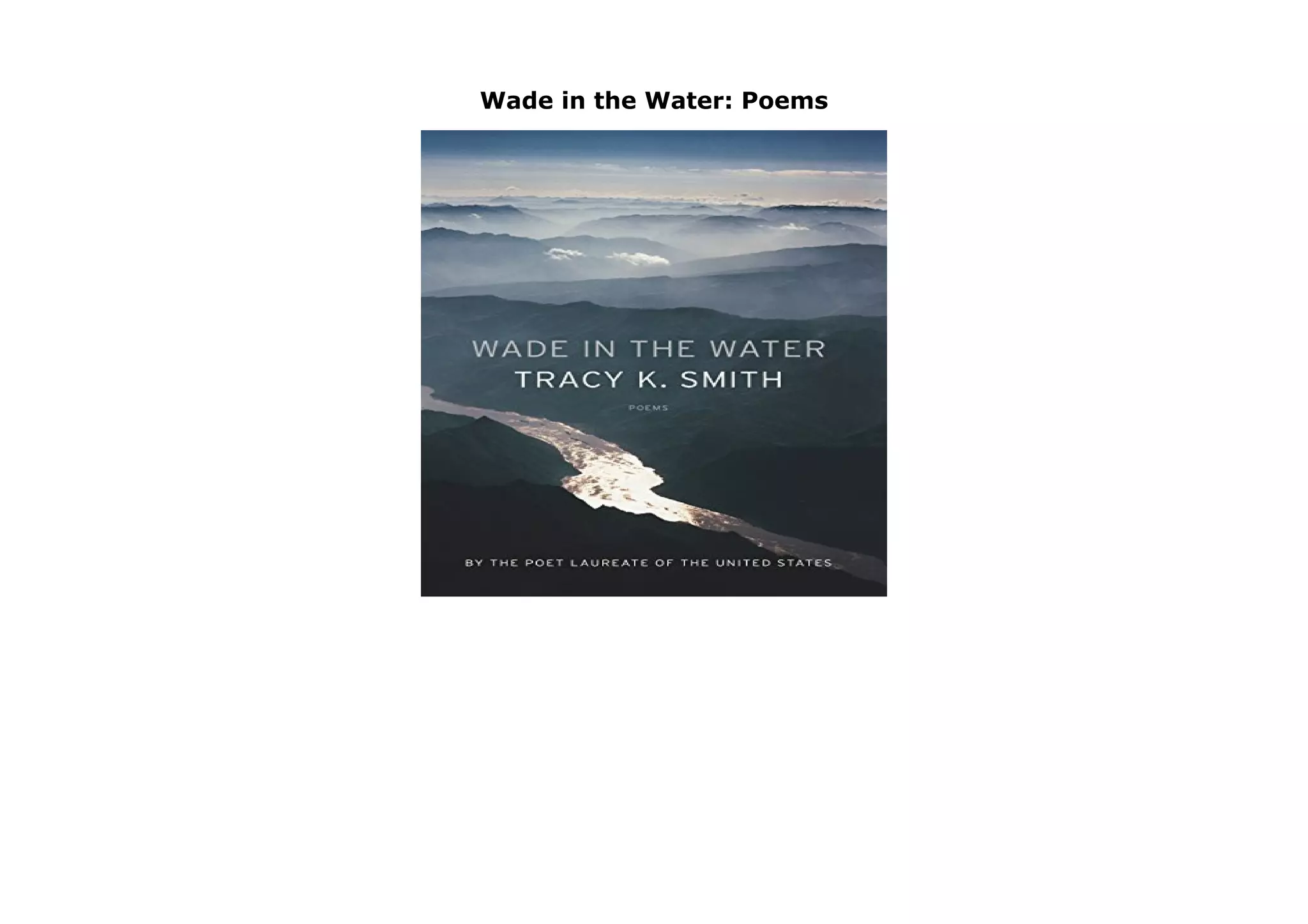 Wade in the Water: Poems | PPT