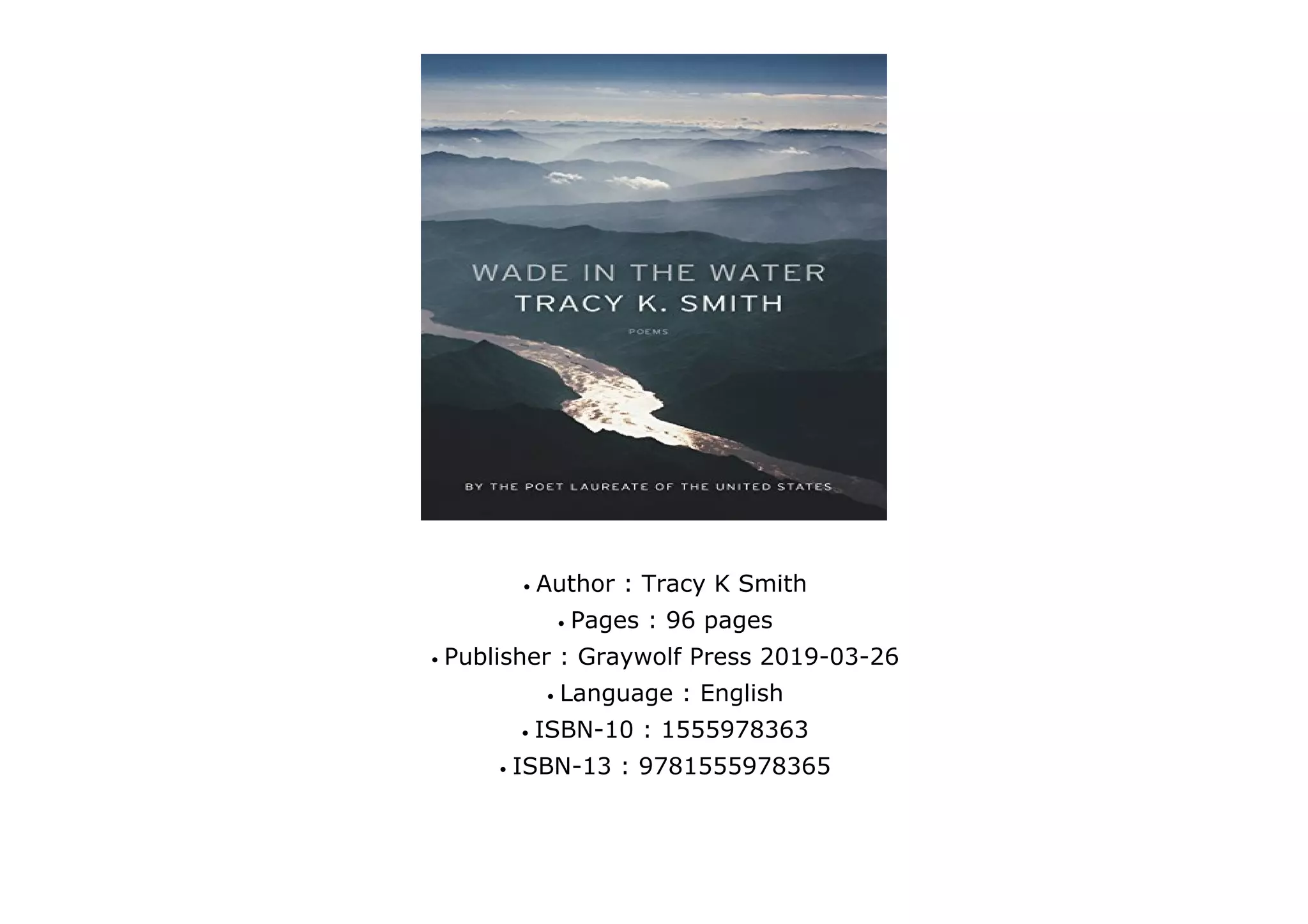 Wade in the Water: Poems | PDF