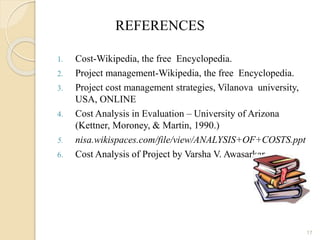 Project Cost management in pharmaceuticals | PPTX