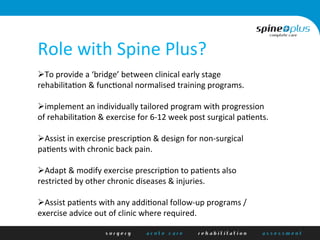 Progressive rehabilitation for low back pain | PDF
