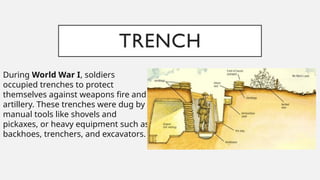 World History- World War 1 (Trench, Treaty of Versailles) | PPT