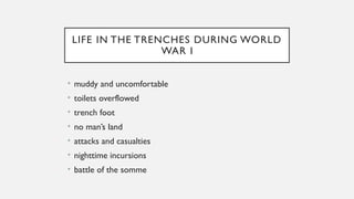 World History- World War 1 (Trench, Treaty of Versailles) | PPT