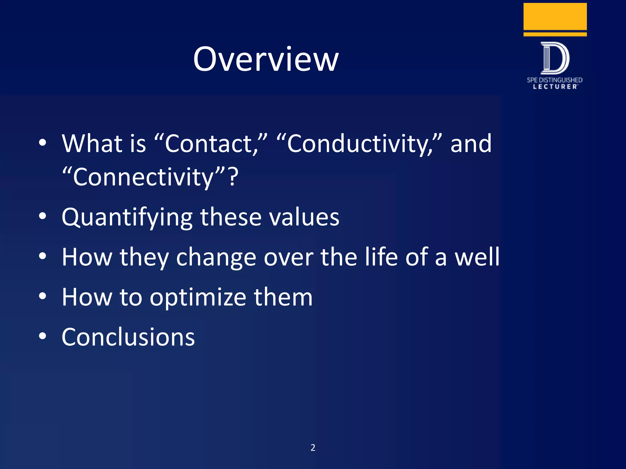 The Importance of Contact, Conductivity, and Connectivity in ...