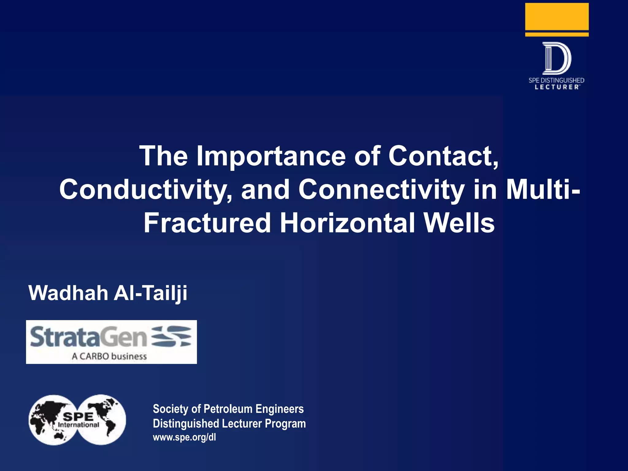 The Importance of Contact, Conductivity, and Connectivity in ...