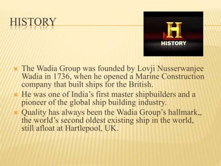 Wadia group | PPT