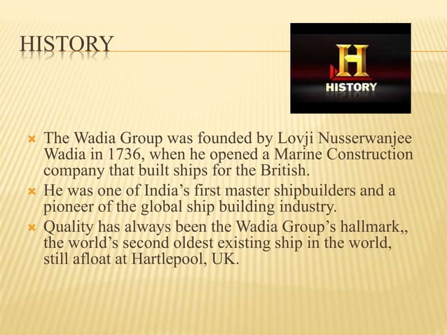 Wadia group | PPT