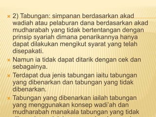 produk wadi'ah dalam sistem perbankan isam | PPT