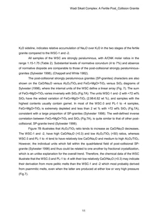 The Wadi Sikait Complex: A Fertile- Post-Collisionl Granite-Pegmatite ...