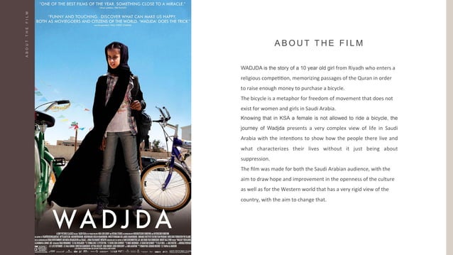 Wadjda - The Film // Project Management - Success Factors | PPT