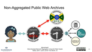Client-Assisted Memento Aggregation Using the Prefer Header | PPTX