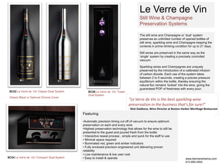 Bermar America Put a Sparkle into Wine by the Glass Sales | PPT