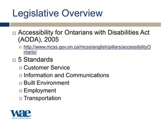 Web Accessibility and AODA Compliance | PPTX