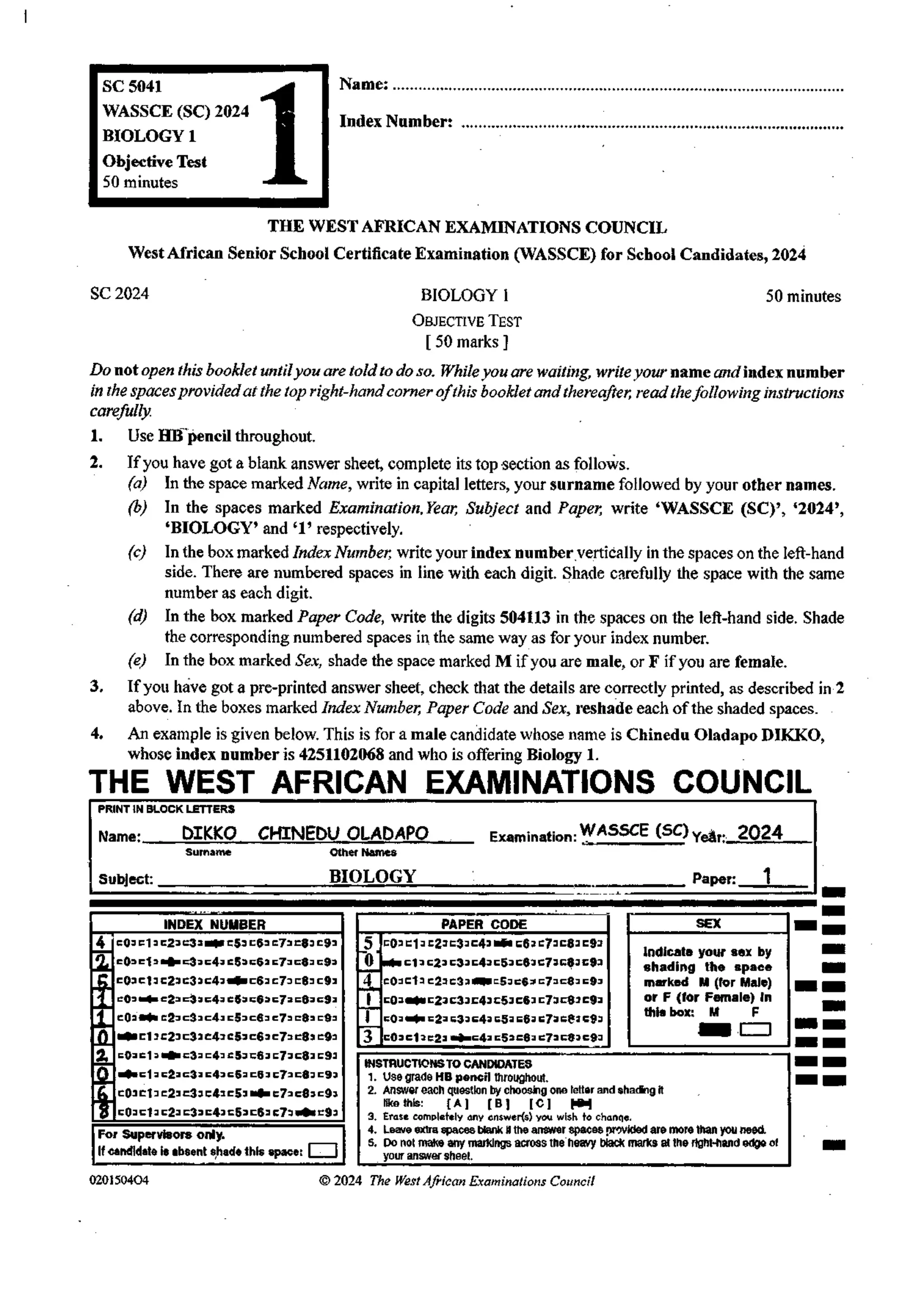 WAEC Biology Objective Essay Questions and Answers.pdf