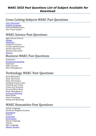 WAEC Biology Objective Essay Questions and Answers.pdf