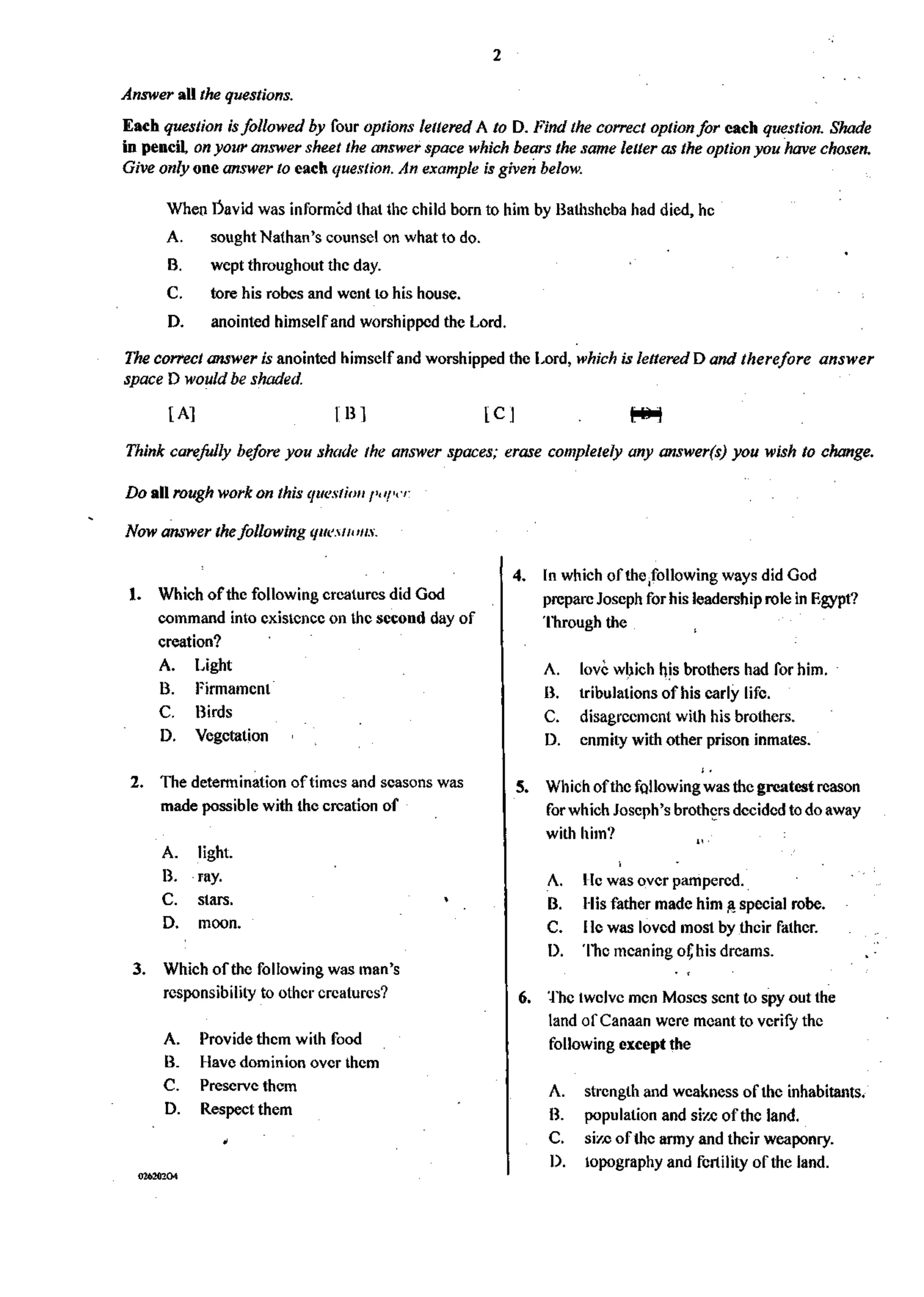 WAEC Past Questions on CRS Christian Religious Studies.pdf